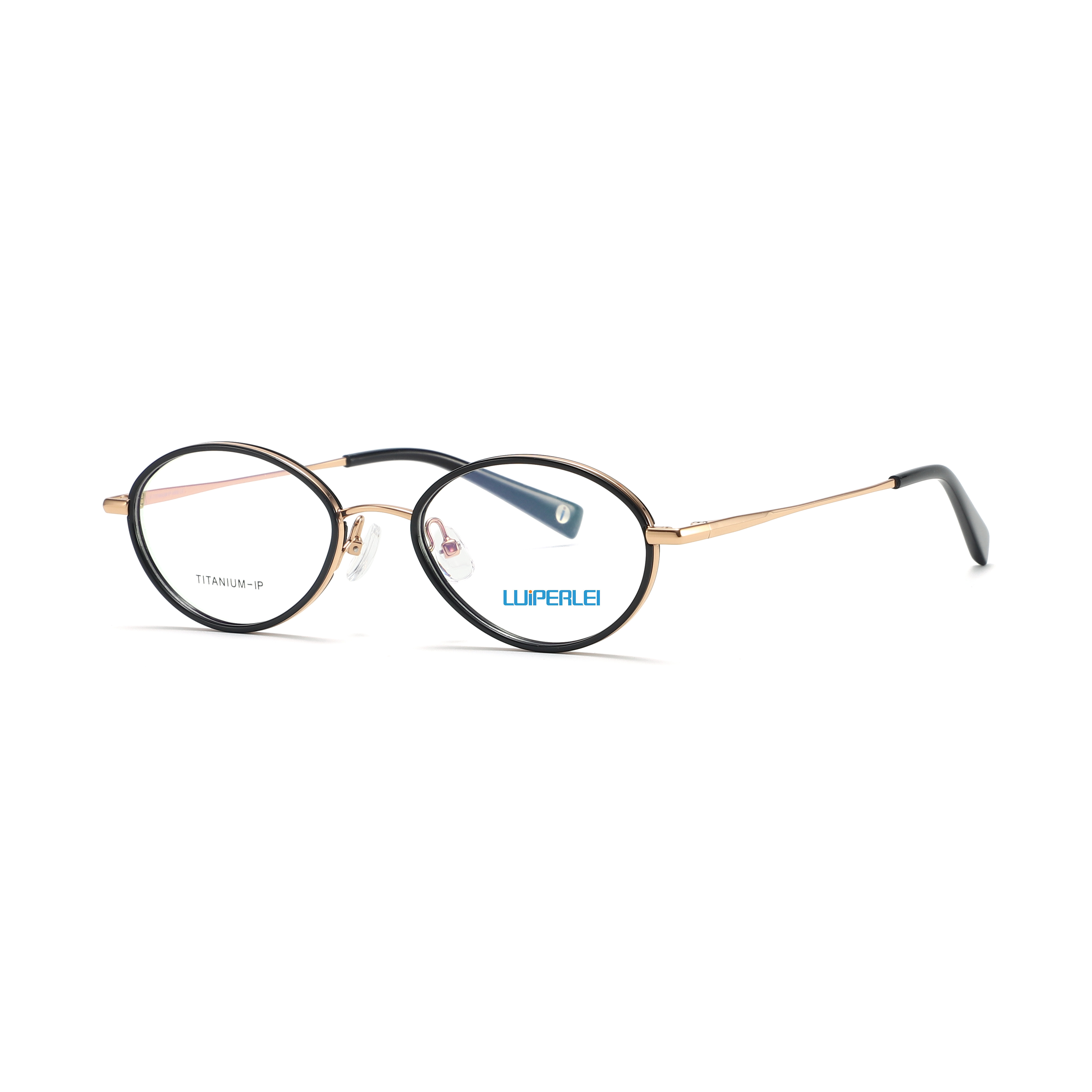 Titanium Temple Oval Optical frames